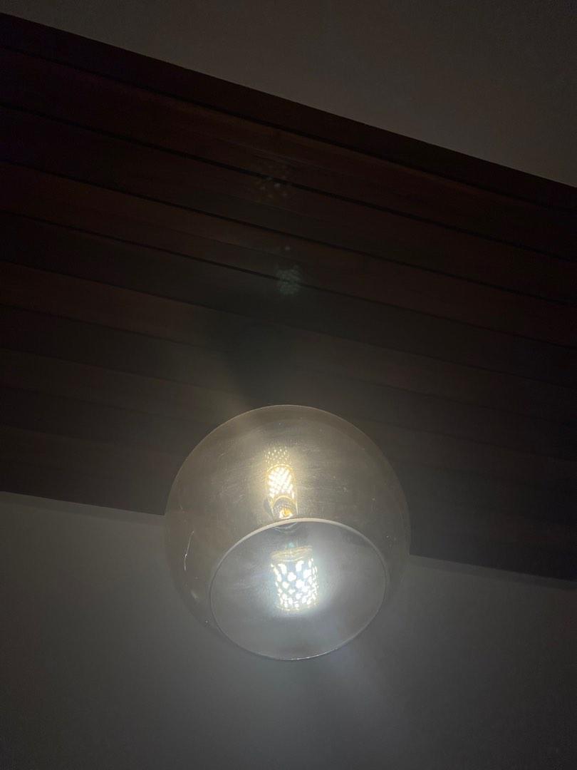 Glass Drop Light, Furniture & Home Living, Lighting & Fans, Lighting on ...