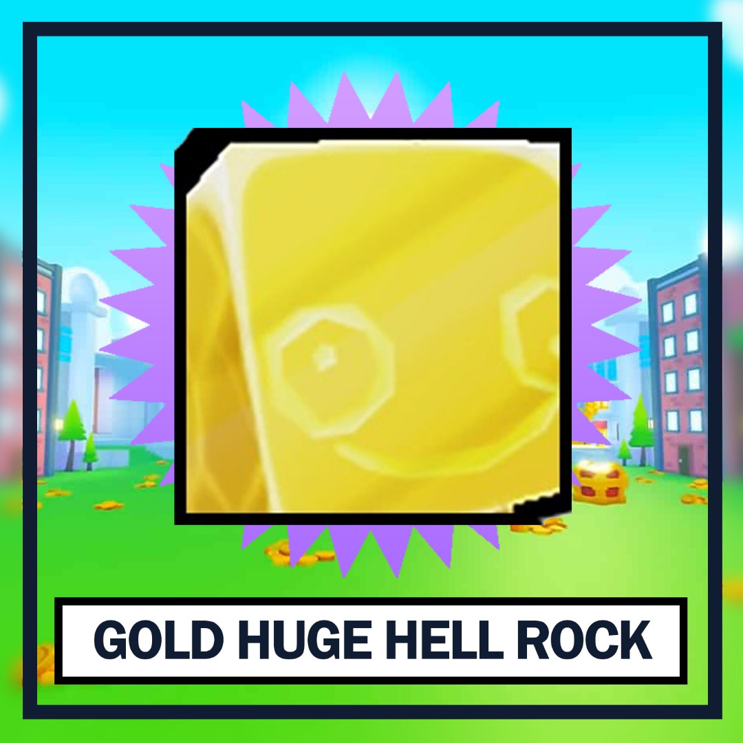 Gold Huge Hell Rock GHHR, Video Gaming, Gaming Accessories, In-Game ...