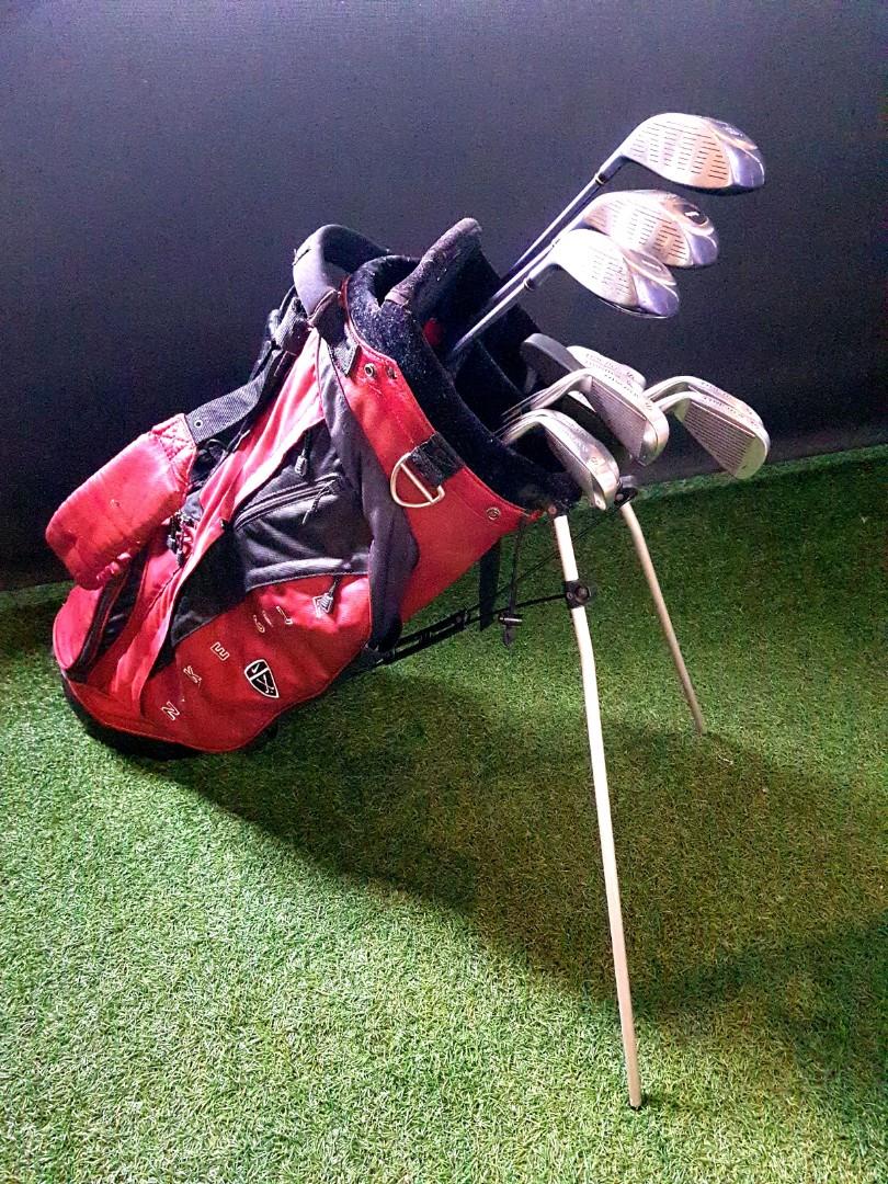Scotsdale Golf Clubs, Nike Caddy Bag & Driving Range Bag, Sports ...