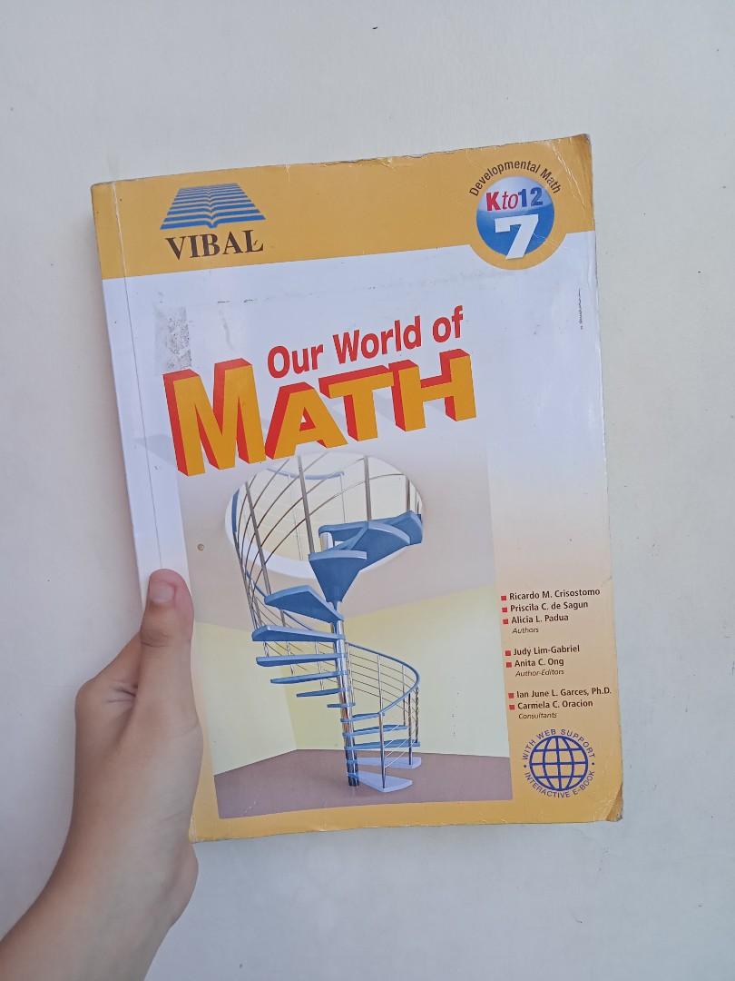 Grade 7 Our World of Math Book Math Textbook, Hobbies & Toys, Books ...