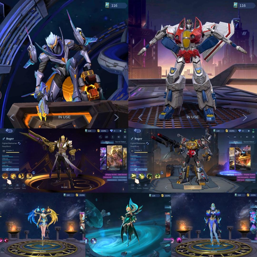 Granger Legend x 2 Transformer x Roger M3 x 2 Zodiac x Eduora Time ...