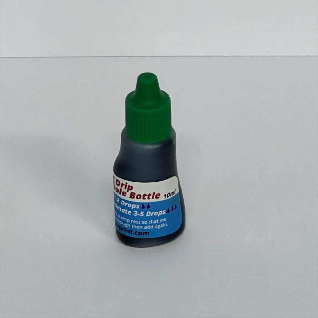 Green Color Ink Refill For Self Ink Stamp Hobbies And Toys Stationery And Craft Art And Prints On
