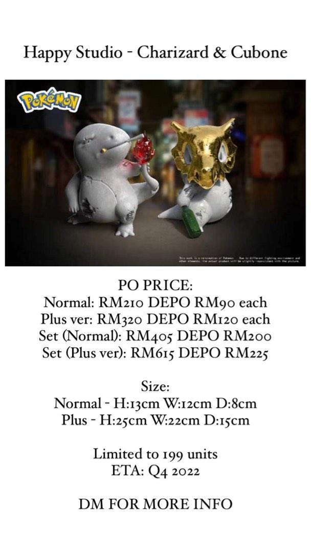 Happy Studio - Charizard & Cubone, Hobbies & Toys, Toys & Games on ...