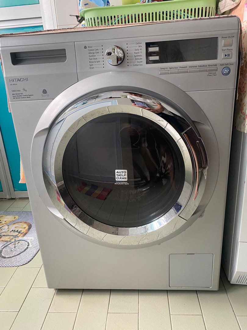 Hitachi front load 9km ( foc), TV & Home Appliances, Washing Machines ...