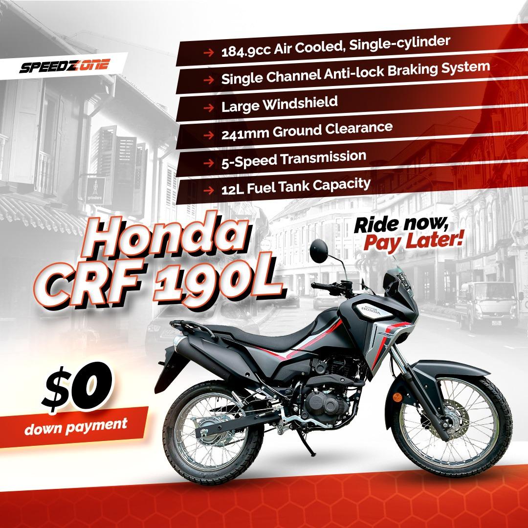 Honda CRF190L - Class 2B Motorcycle for Sale, Motorcycles, Motorcycles ...