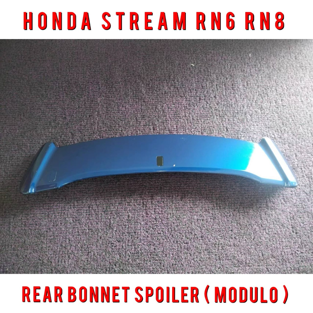 Honda Stream RN6 RN8 RSZ RST Rear Bonnet Spoiler With Brake Light ...