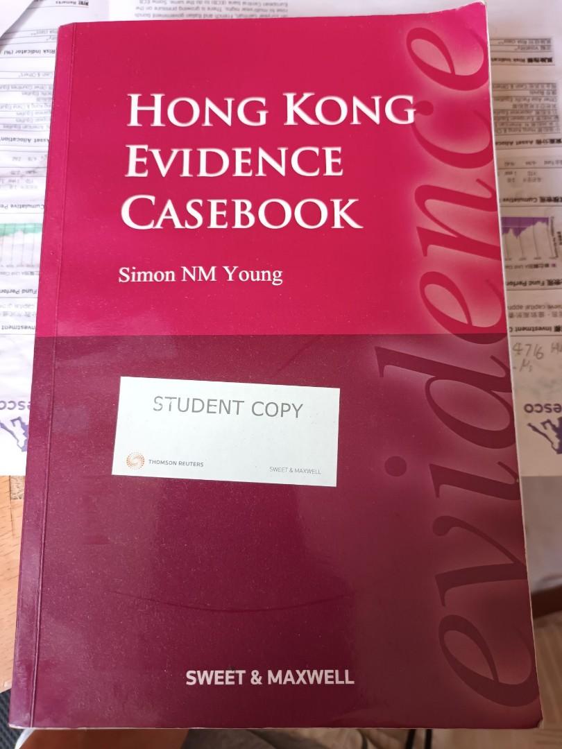 Hong Kong Evidence Casebook, 興趣及遊戲, 書本 & 文具, 教科書 - Carousell