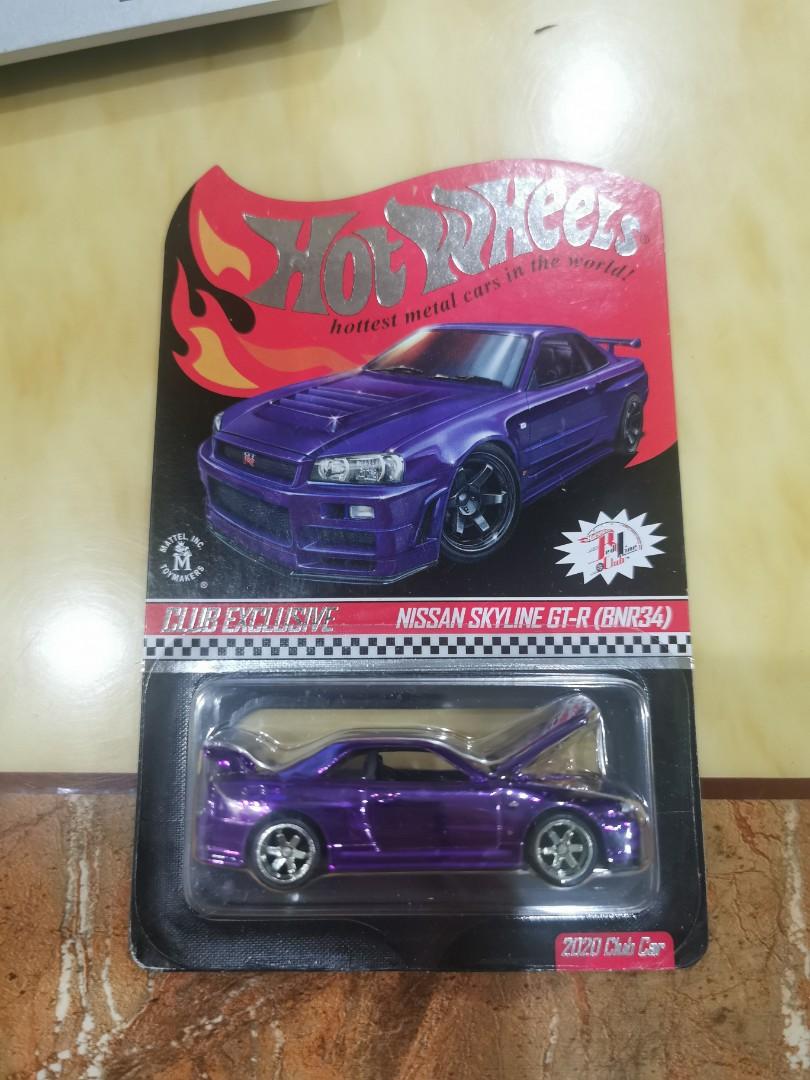 Hot wheels RLC Nissan Skyline GT-R R34 Purple, Hobbies & Toys, Toys ...