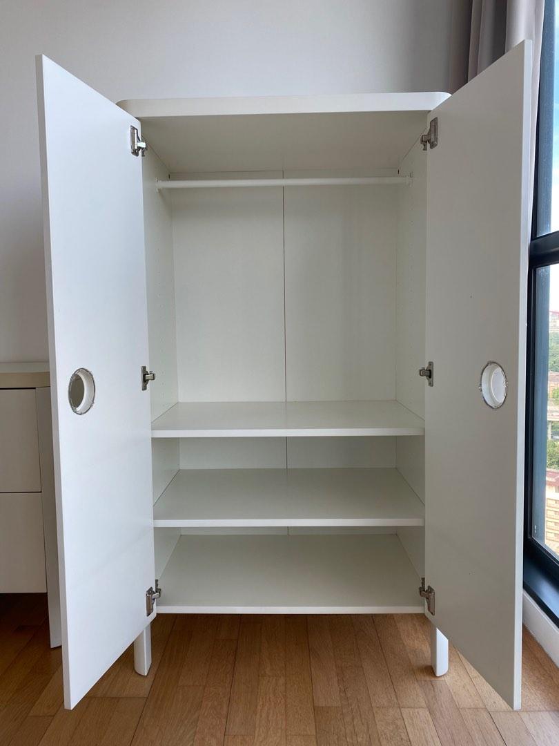 IKEA BUSUNGE KIDS WARDROBE, Babies & Kids, Baby Nursery & Kids ...