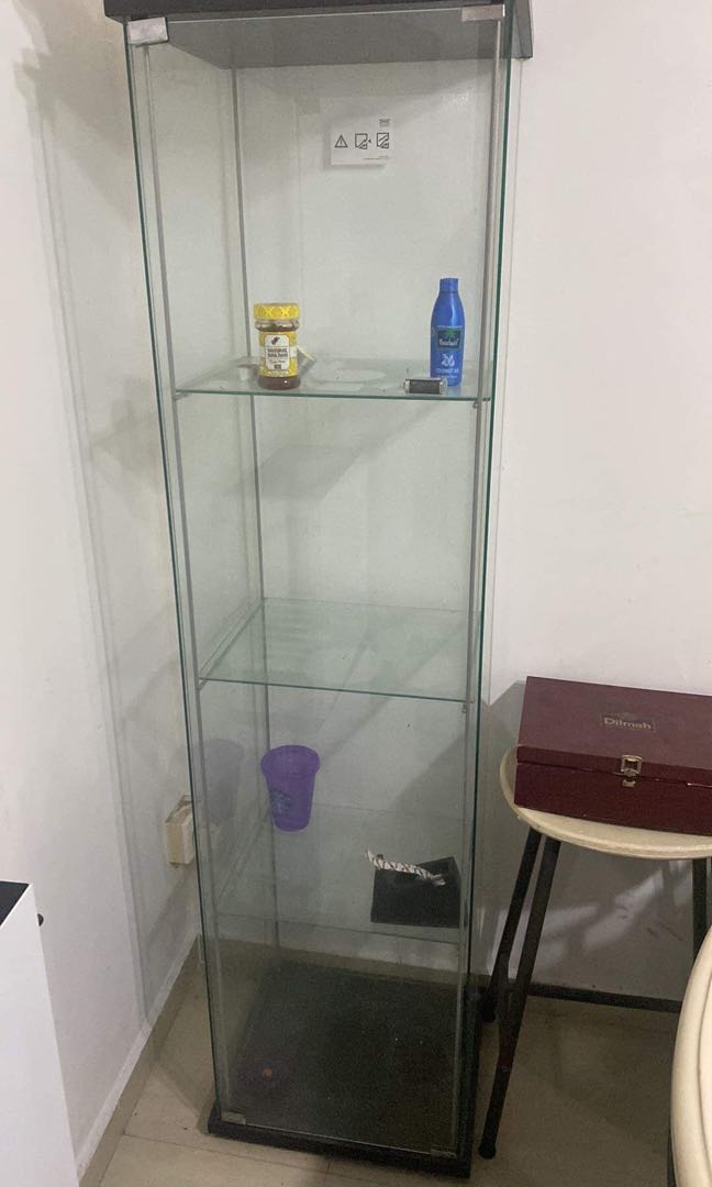 Ikea Glass DISPLAY cabinet, Furniture & Home Living, Furniture, Shelves ...