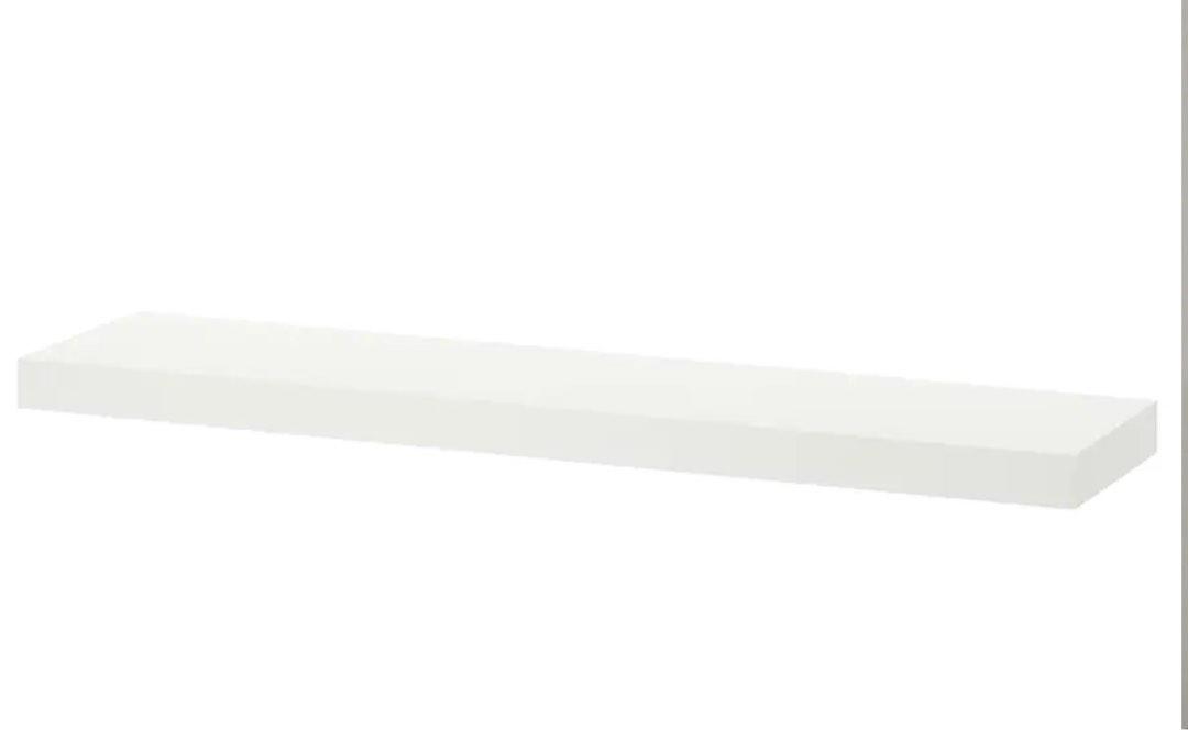 Ikea LACK White Floating Shelf, Furniture & Home Living, Furniture ...