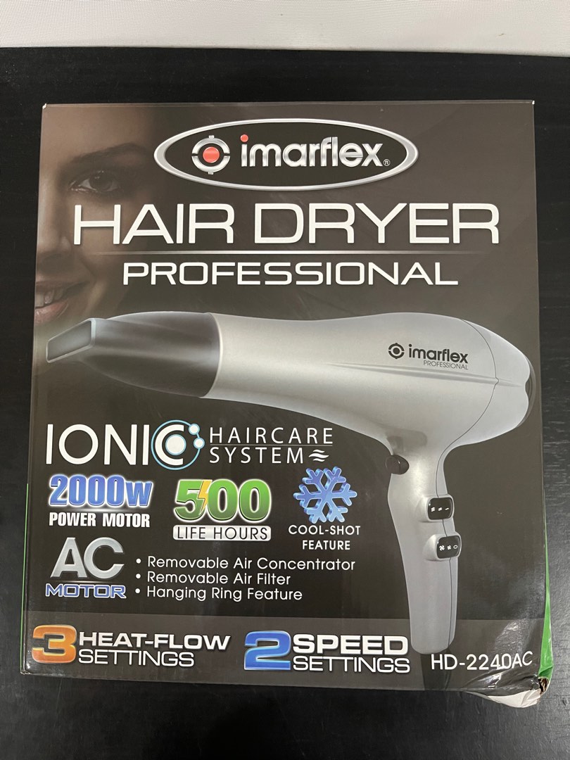 Imarflex Hair Dryer, Beauty & Personal Care, Hair on Carousell
