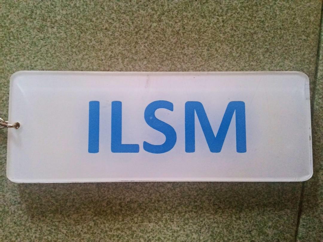 Institut Latihan Statistik Malaysia (ILSM) Room Number Keychain ...