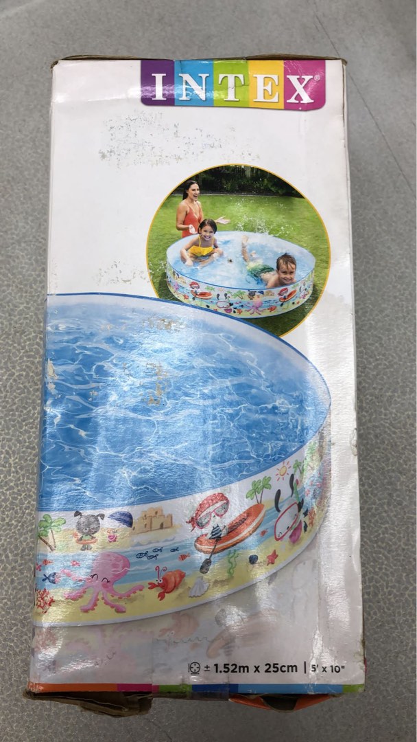 Intex Outdoor Swimming Pool (Small), Babies & Kids, Infant Playtime on ...