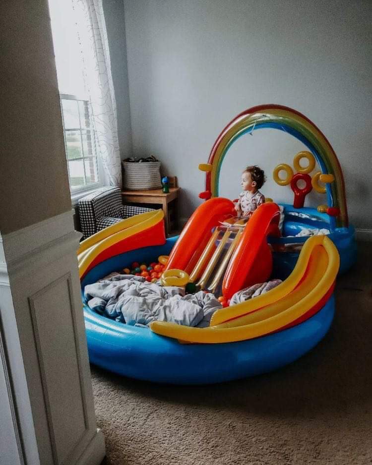 Intex Pool With Slide Indoor Outdoor Use Pool Or Play Pen Area ...