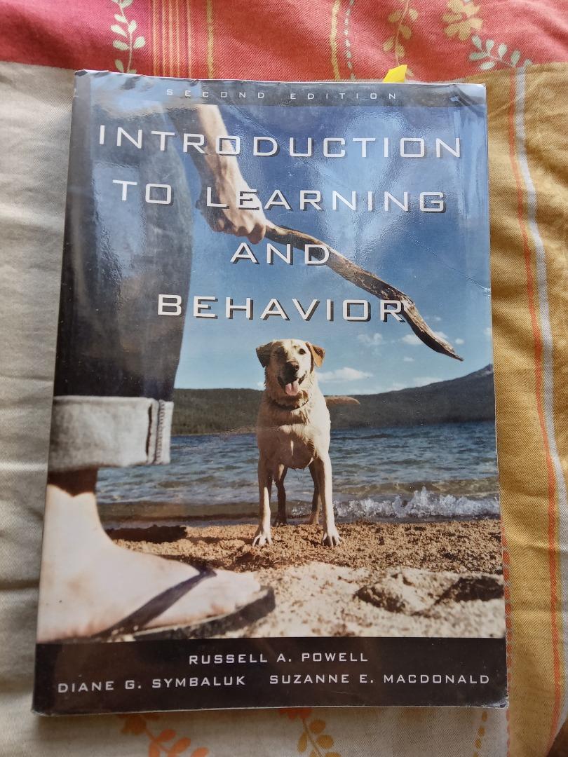 Introduction to Learning and Behavior, 興趣及遊戲, 書本 & 文具, 教科書 - Carousell
