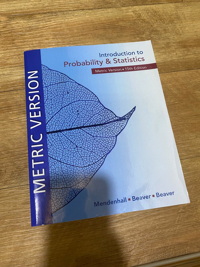 Introduction to probability & statistics Metric Version 15th, 書籍、休閒與玩具 ... Introduction to probability & statistics Metric Version 15th, 書籍、休閒與玩具 ...
