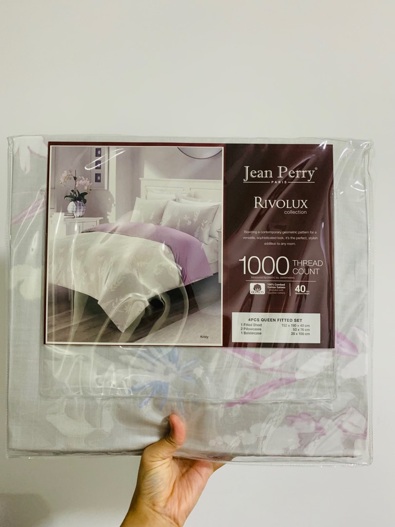 Jean Perry Queen Bedsheets, Furniture & Home Living, Bedding & Towels ...