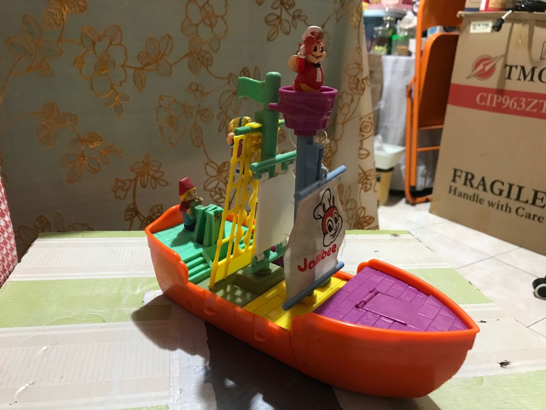 Jollibee Vintage Ship Toy Set, Hobbies & Toys, Toys & Games on Carousell