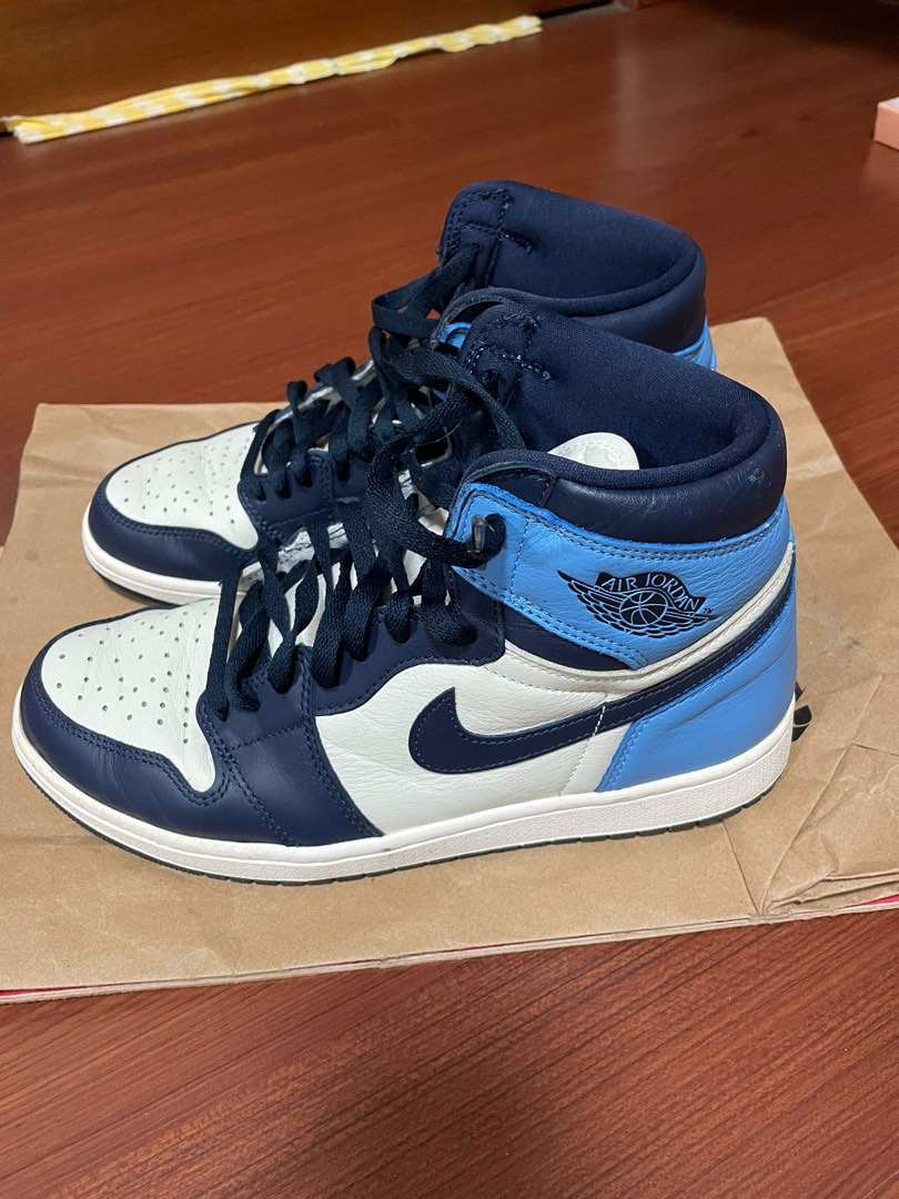 Jordan 1 obsidian, Men's Fashion, Footwear, Sneakers on Carousell