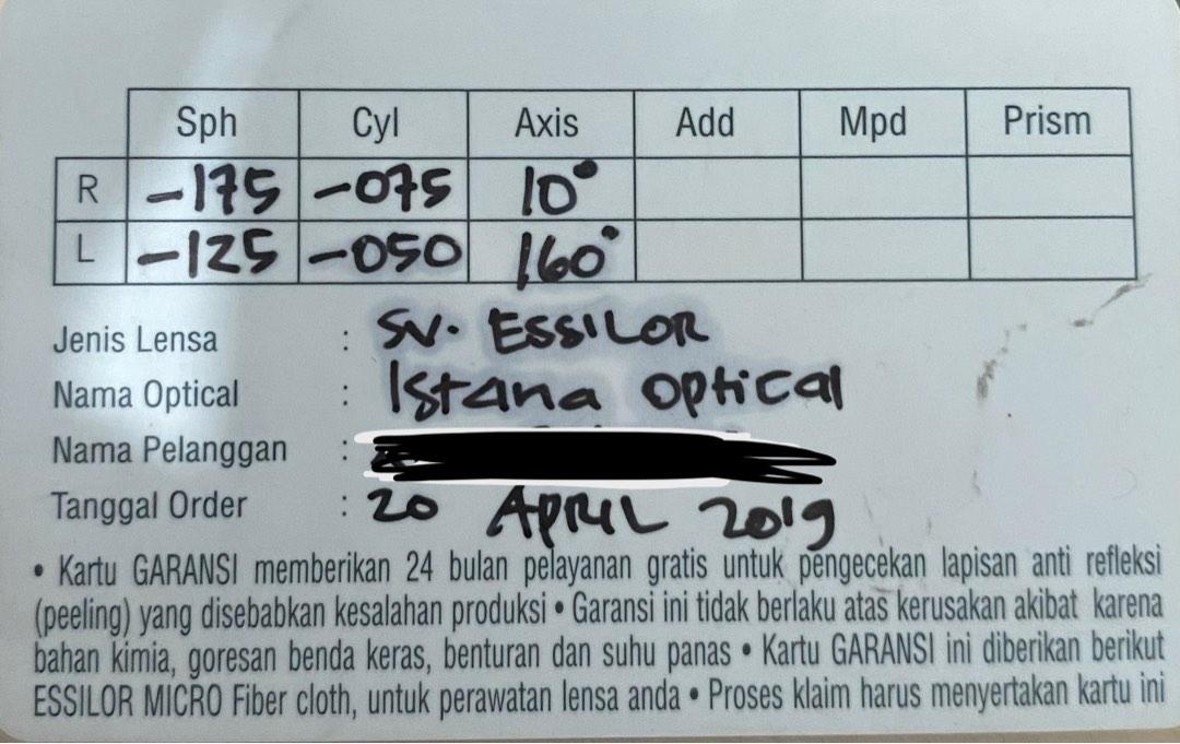 kacamata minus LENSA ESSILOR CRIZAL, Fesyen Wanita, Aksesoris di Carousell kacamata minus LENSA ESSILOR CRIZAL, Fesyen Wanita, Aksesoris di Carousell