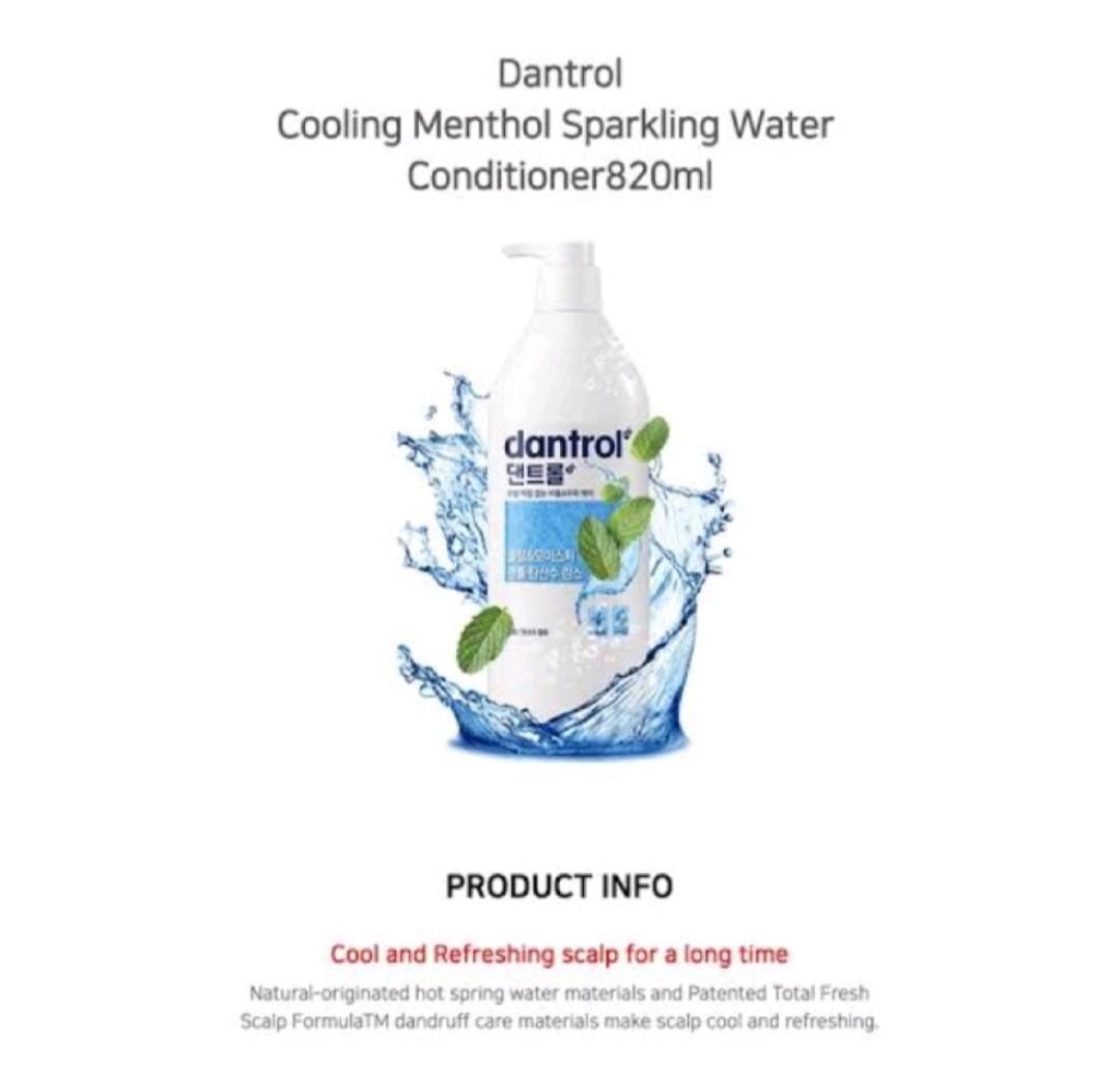KOREAN DANTROL COOLING MENTHOL SPARKLING SHAMPOO AND CONDITIONER (820 ...