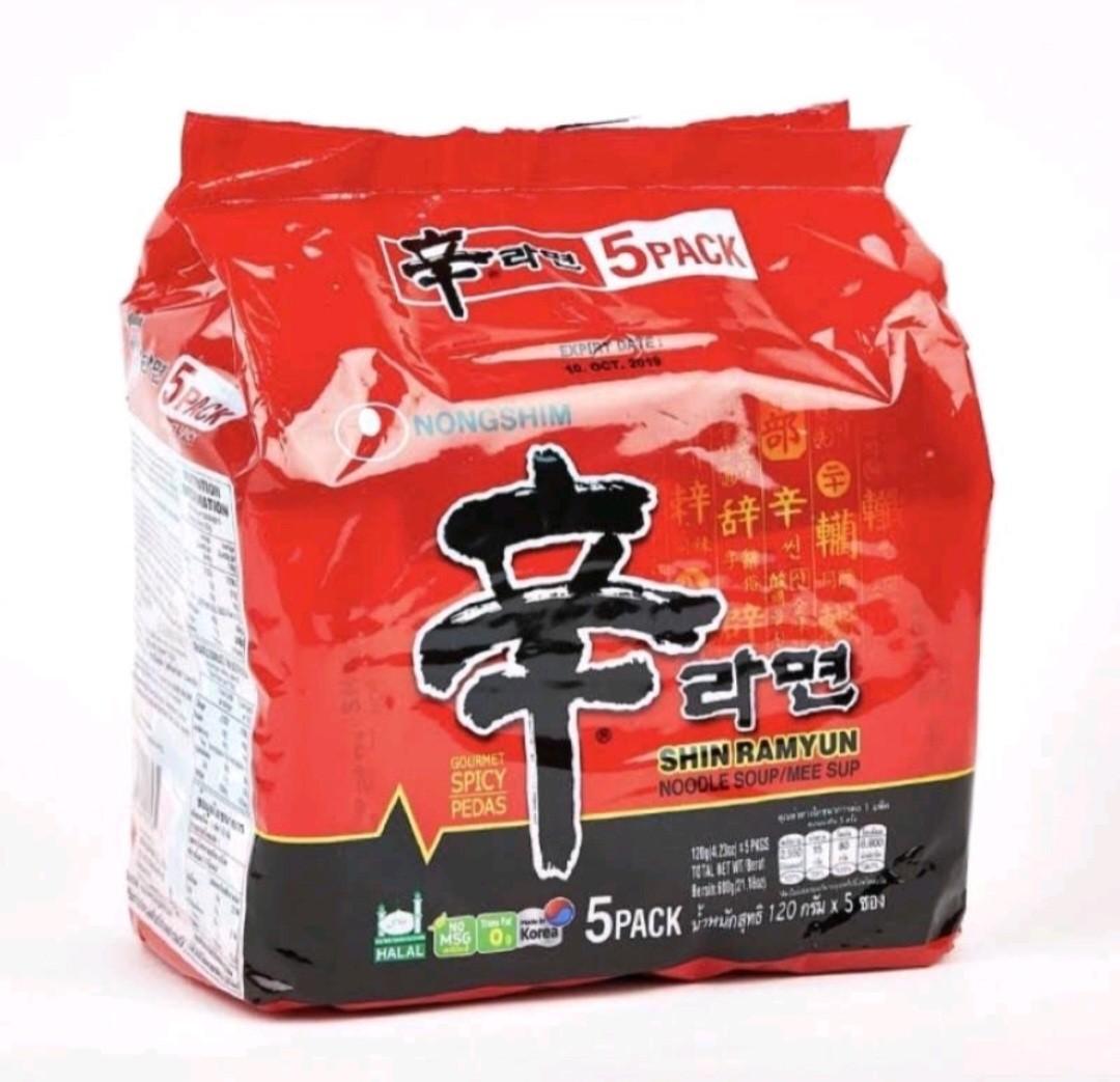KOREAN NONGSHIM SHIN RAMYUN (Bundle), Food & Drinks, Packaged & Instant ...
