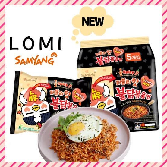 KOREAN SAMYANG BULDAK BUNDLE (LOVELY HOT), Food & Drinks, Packaged ...