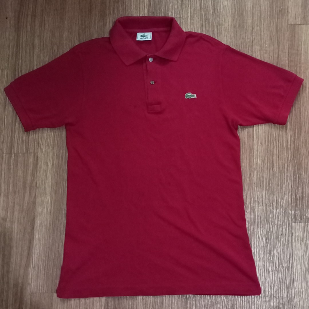 Lacoste Red Polo, Men's Fashion, Tops & Sets, Tshirts & Polo Shirts on ...