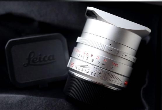 Leica 11675 35mm FLE Summilux Chrome, Photography, Lens & Kits on Carousell