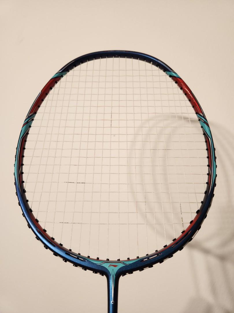 Li-Ning Aeronaut 9000C Badminton Racket 3UG5 with Racket Cover, Sports ...