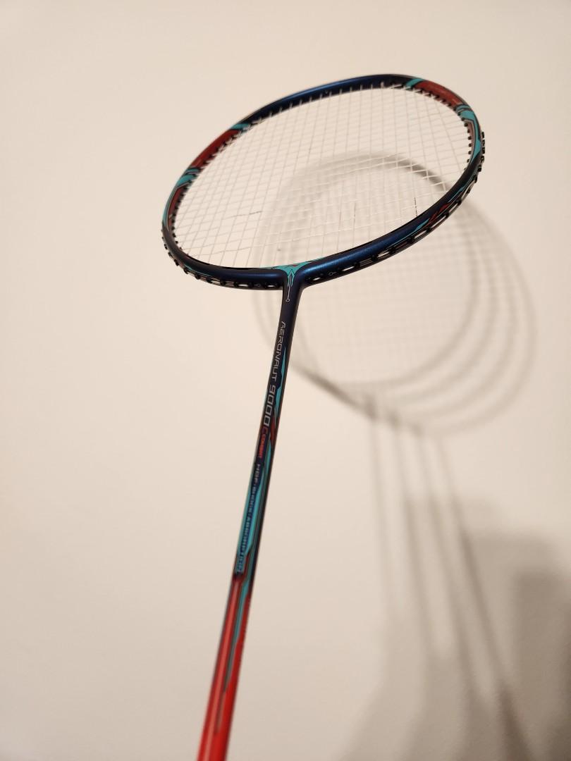 Li-Ning Aeronaut 9000C Badminton Racket 3UG5 with Racket Cover, Sports ...