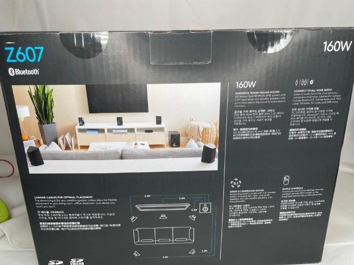 Logitech Z607- 5.1 Surround Speaker with Bluetooth Function, Audio ...