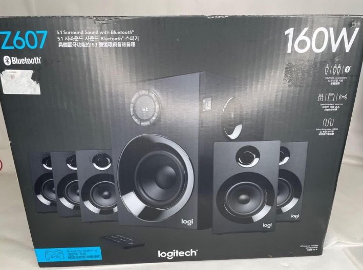 Logitech Z607- 5.1 Surround Speaker with Bluetooth Function, Audio ...