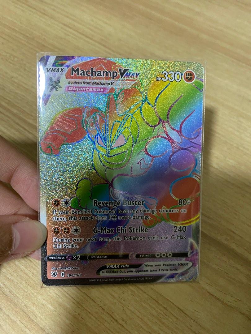 Machamp VMAX rainbow, Hobbies & Toys, Memorabilia & Collectibles ...