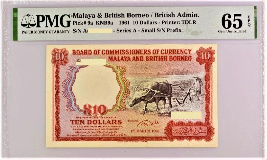 (Consignment) [Legacy Collectibles] Malaya & British Borneo 1961 $10 ...
