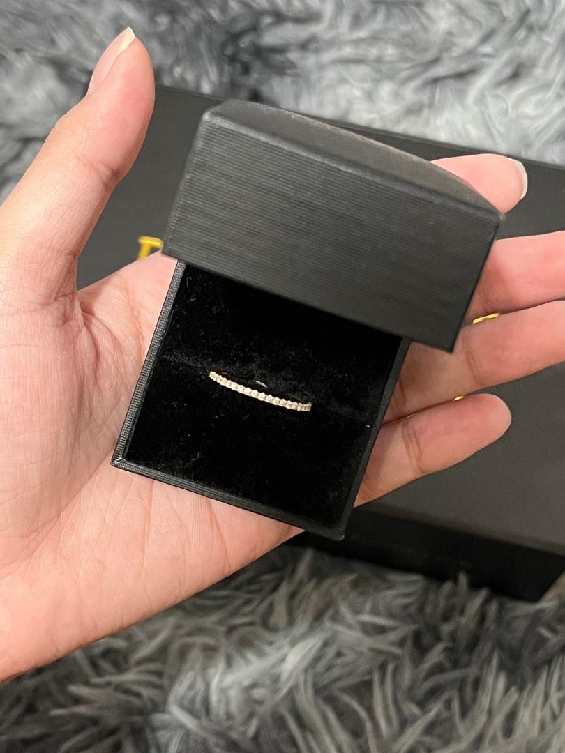 Manila Diamond Studio Half Eternity Ring, Women's Fashion, Jewelry ...