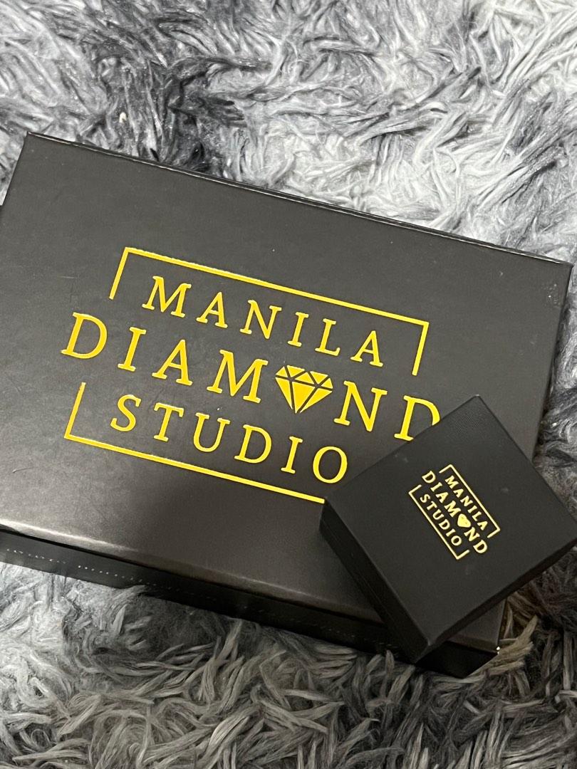 Manila Diamond Studio Half Eternity Ring, Women's Fashion, Jewelry ...