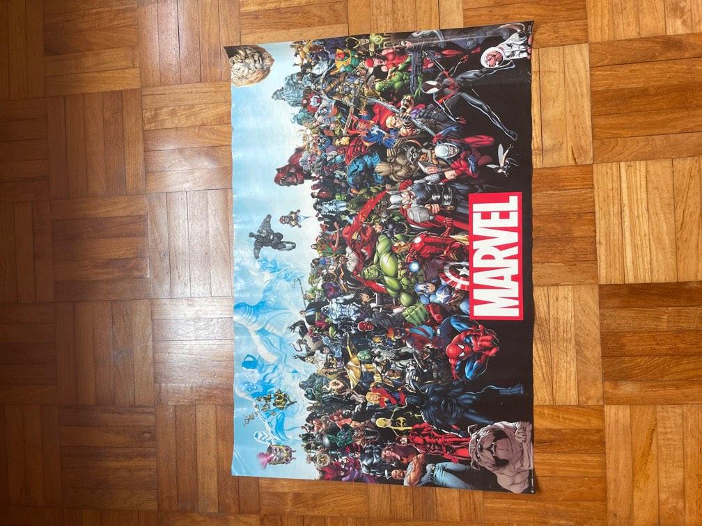 Marvel poster, Furniture & Home Living, Home Decor, Wall Decor on Carousell