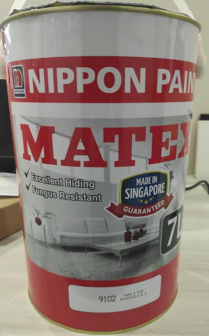 Matex 7L paint white, Furniture & Home Living, Home Decor, Wall Decor on Carousell