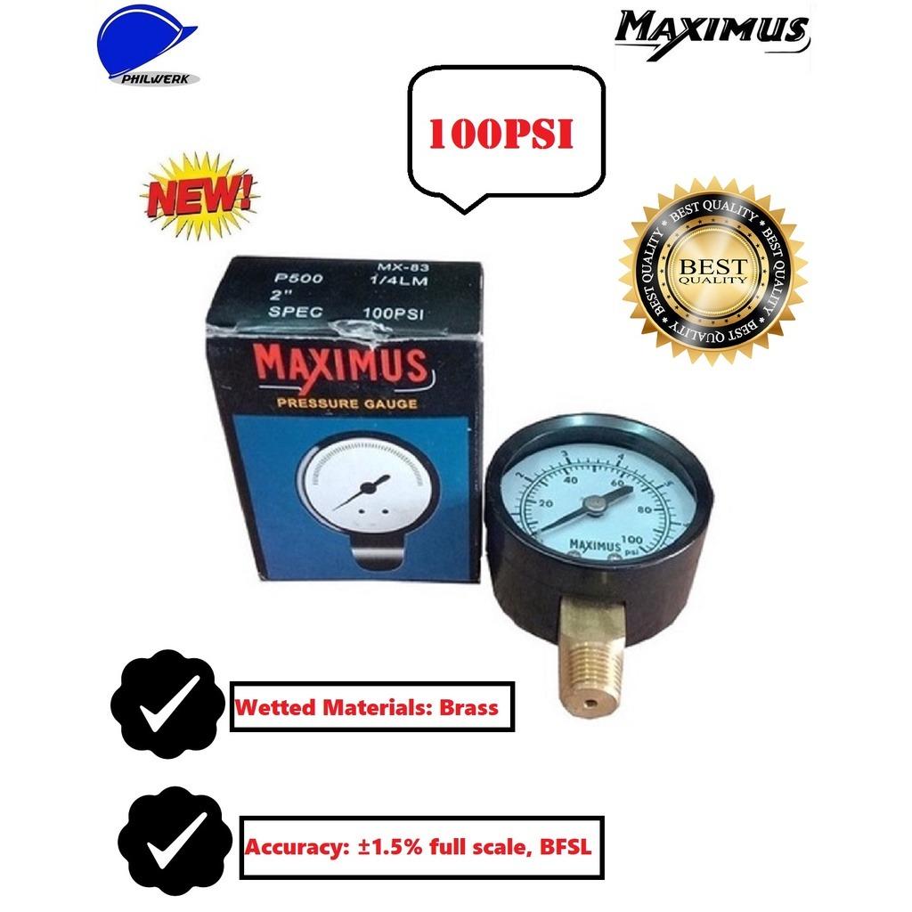 Maximus Pressure Gauge, Commercial & Industrial, Construction Tools ...