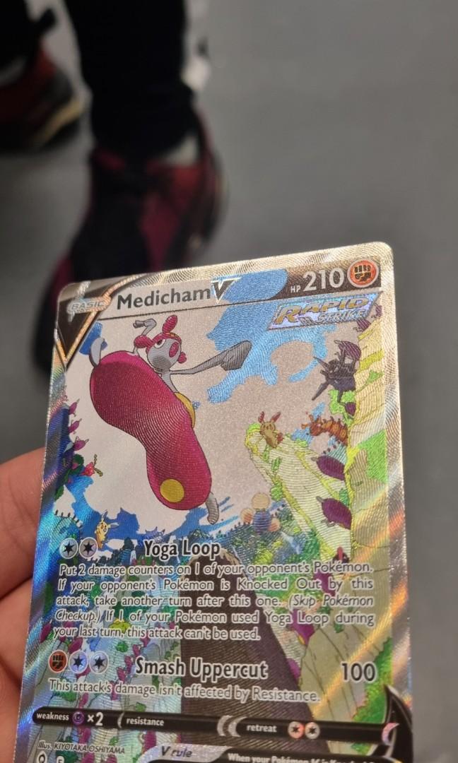 Medicham V AA | Pokemon Cards | Pokemon TCG | Evolving Skies | English ...
