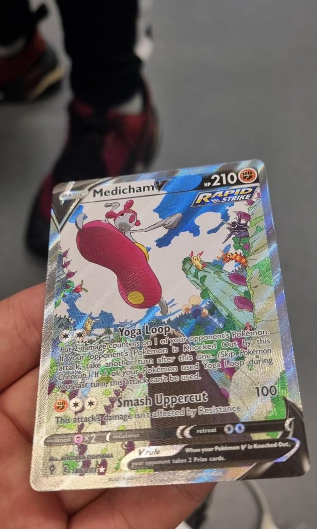Medicham V AA | Pokemon Cards | Pokemon TCG | Evolving Skies | English ...