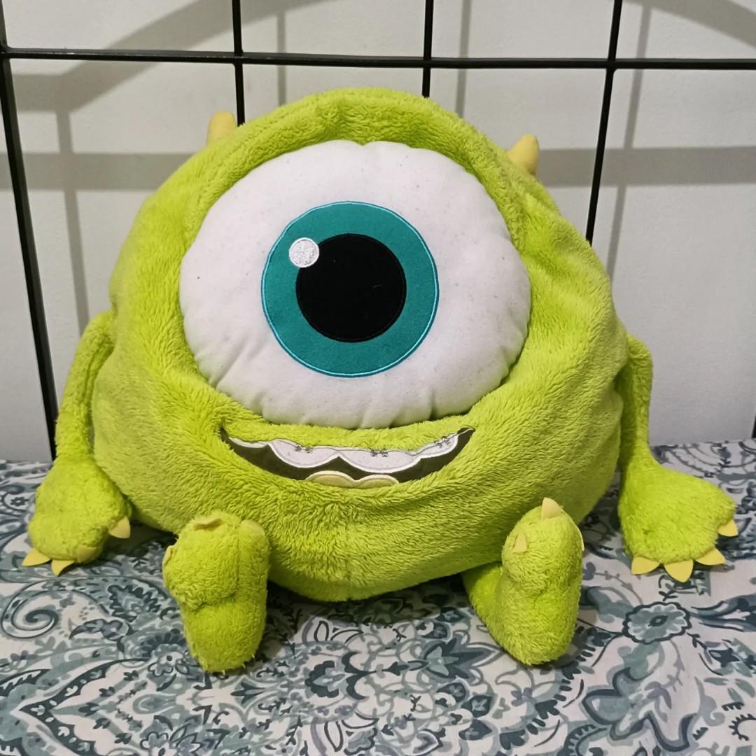 Mike Wazowski fluffy plush, Hobbies & Toys, Toys & Games on Carousell