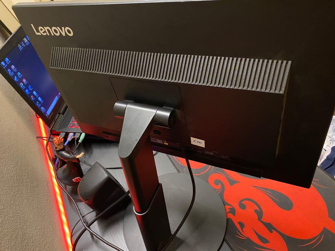 Monitor Lenovo Thinkvision, Computers & Tech, Desktops on Carousell