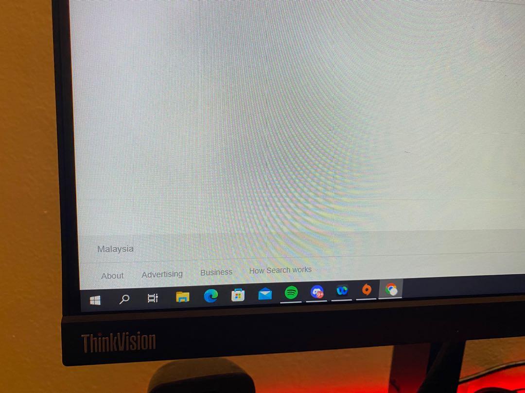 Monitor Lenovo Thinkvision, Computers & Tech, Desktops on Carousell