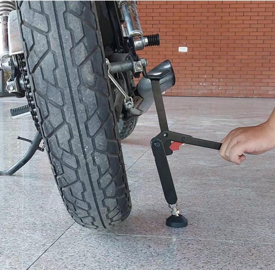 Motorcycle portable bike jack wheel lifter paddock chain cleaning ...