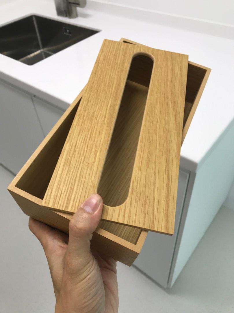 MUJI Bamboo Tissue Box, Furniture & Home Living, Home Decor, Other Home ...