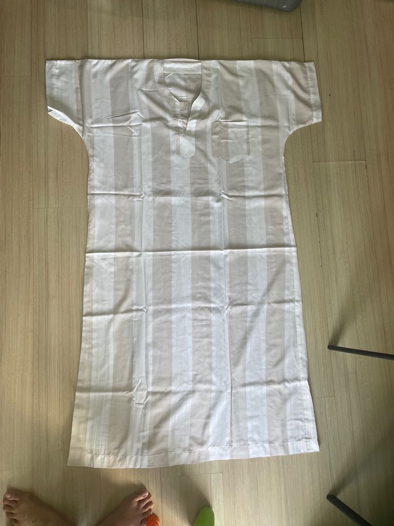 Muslim Thobe / Jubba Kimon Short sleeve, Men's Fashion, Tops & Sets ...