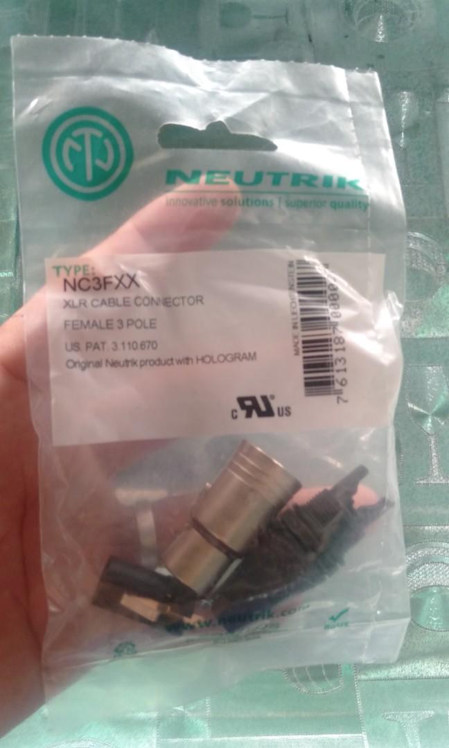 NEUTRIK CONNECTORS, Audio, Other Audio Equipment on Carousell